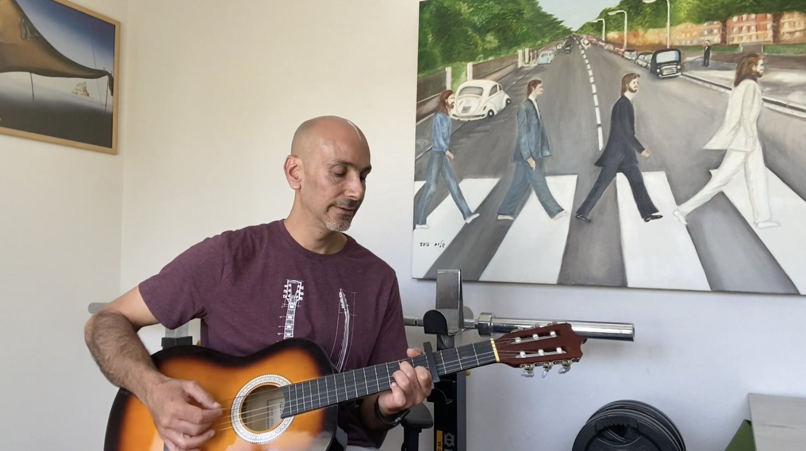 סיגליות - דויד ברוזה - Yuval and Guitar